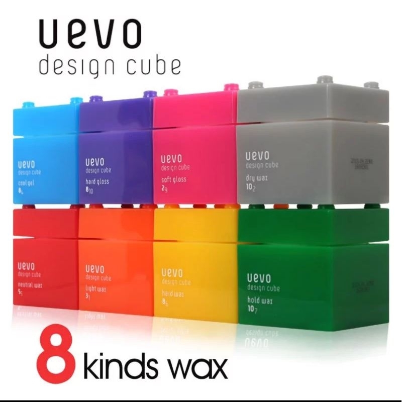[Demi] Uevo Design Cube Hair Wax 80g (Original From Japan) | Shopee Malaysia