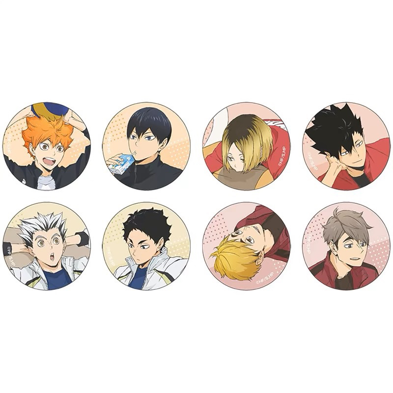 Haikyu official badge JF2024 jump shop toho haikyuu Hinata Kuroo Bokuto ...