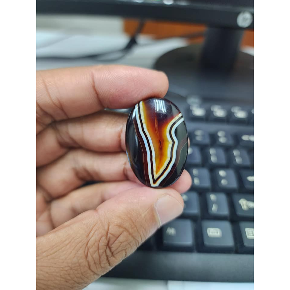 Batu Cincin Akik Yaman Motif Huruf V | Shopee Malaysia