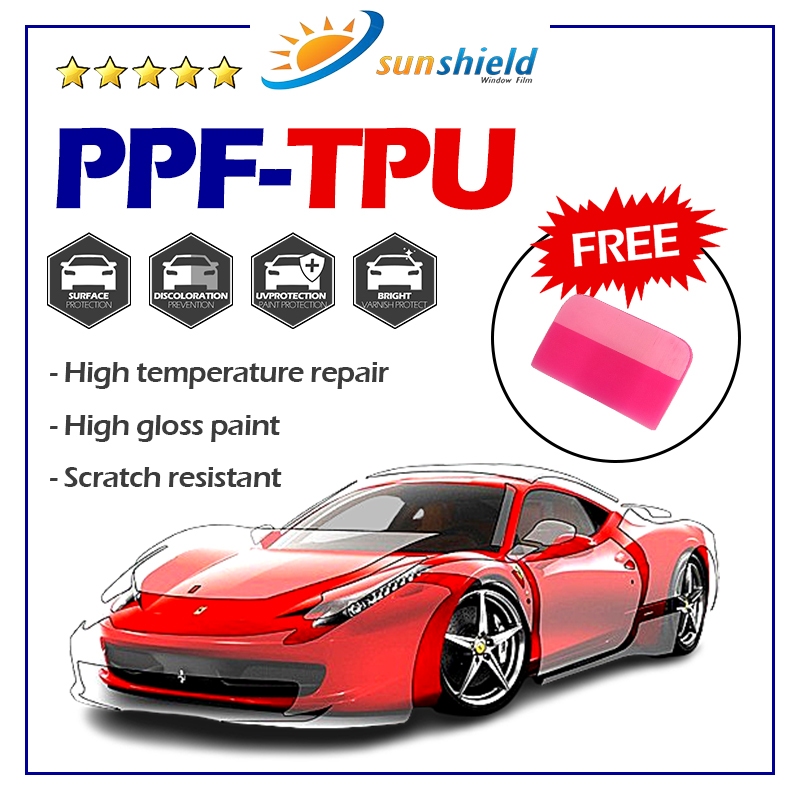 PPF Paint Protection Film [TPU] Wrapping Invisible Car Cover | Shopee ...