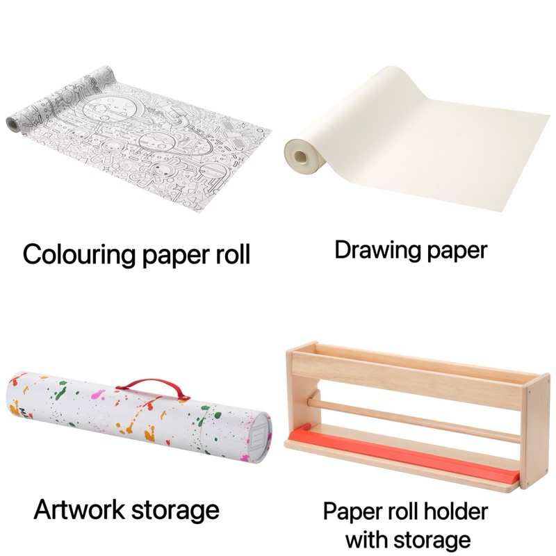 Swedish design m:ala Drawing paper roll /Colouring paper / Artwork ...