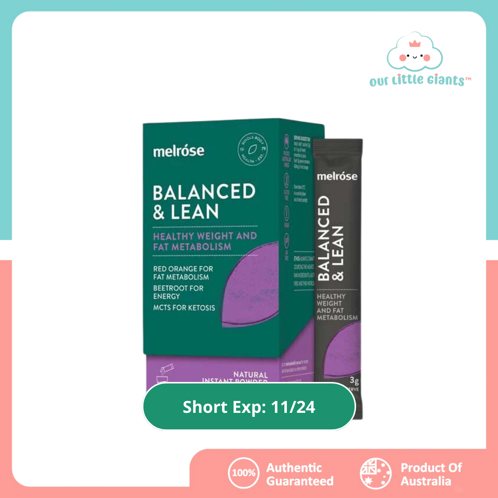 Melrose Balanced & Lean Sachet 3g x 30 Sachets (SHORTEXP-11/24 ...