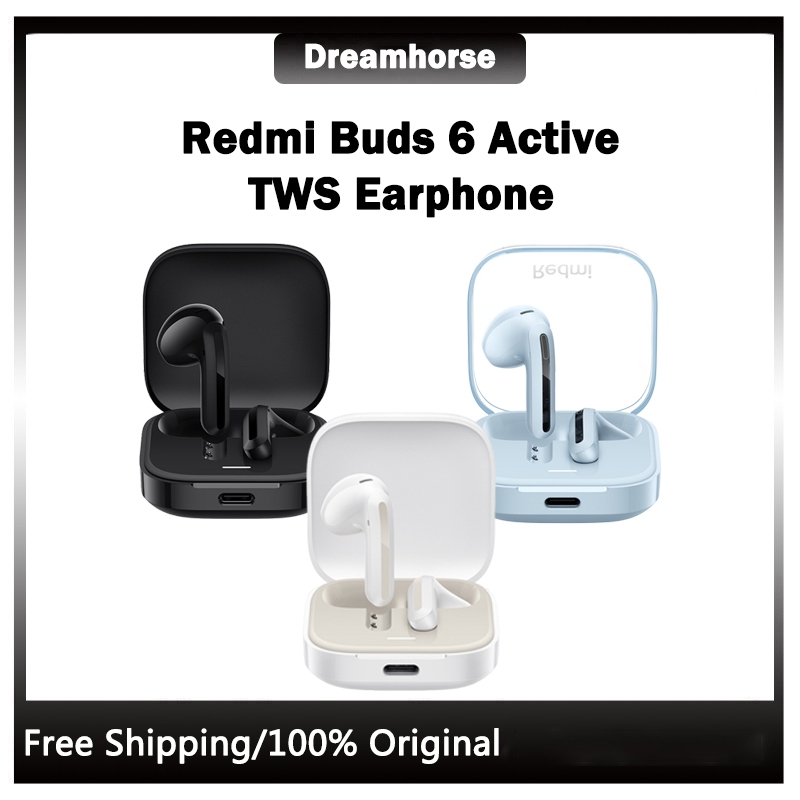 Original Redmi Buds 6 Active TWS Earphone Bluetooth 5.4 30H Long ...