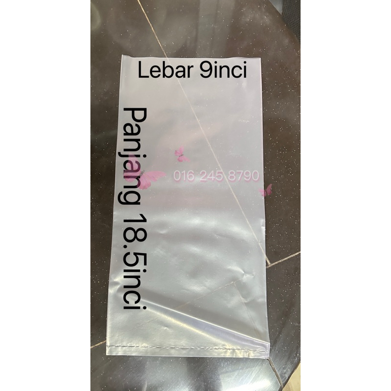 18.5inci * 9inci (10pcs) burn soil bag plastic bag tanah bakar tanah ...