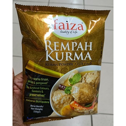 Faiza Rempah Kurma Pek 220 g | Shopee Malaysia
