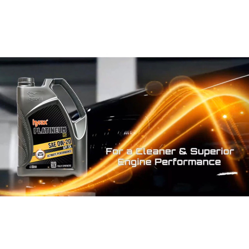 HYRAX OIL PREMIUM FULLY SYNTHETIC 0W-20 API SN | Shopee Malaysia