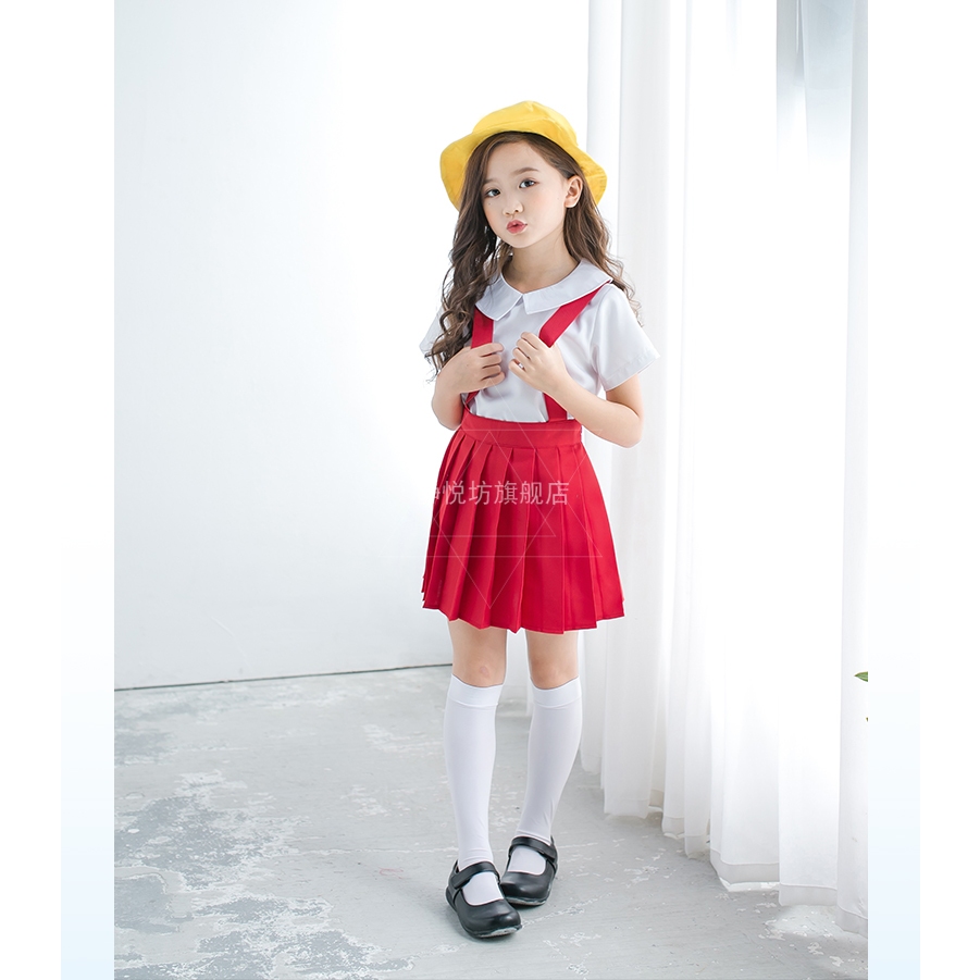 ELBCOS Chibi Maruko-chan Kids Cosplay Costume School Uniform (Shirt ...