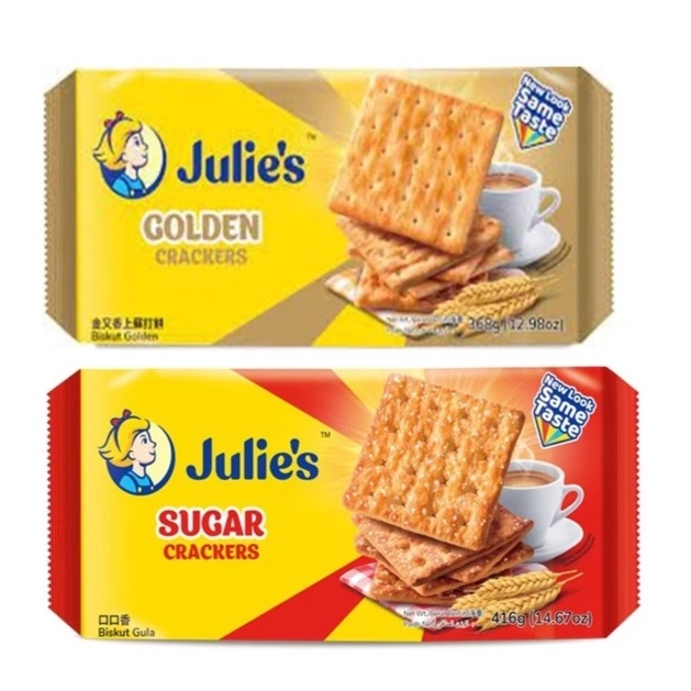 Julie's Crackers 331g - 343g ( Golden Cracker / Sugar Cracker) | Shopee ...