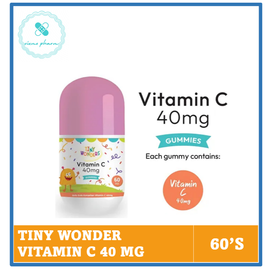 TINY WONDERS GUMMY VITAMIN C 40MG (60S) MALAYSIA READY STOCKS | Shopee ...