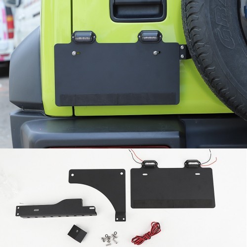 Suzuki Jimny Sierra JB64 JB74 2019 2022 Rear License Plate Relocation ...