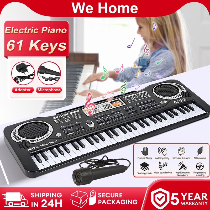 Keyboard Piano For Kids Electric Piano 61 Keys Musical Toy Mini Piano ...