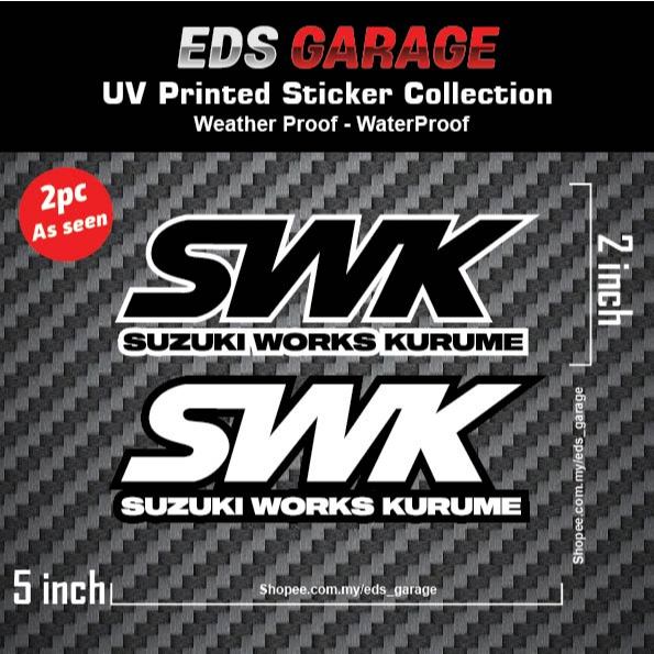 SWK Suzuki Work Kurume JDM Sticker Swift | Shopee Malaysia