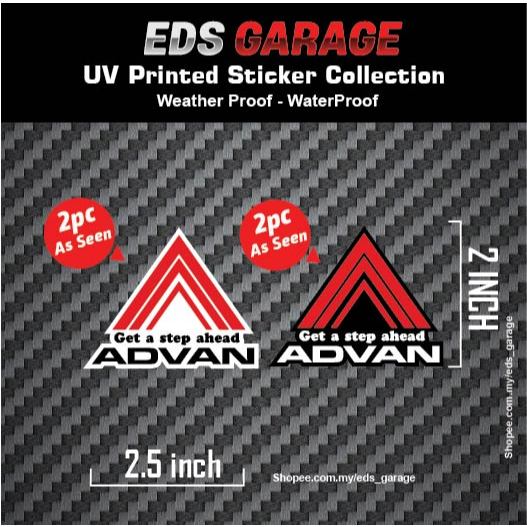 Advan Racing JDM Sticker Tire Tayar | Shopee Malaysia