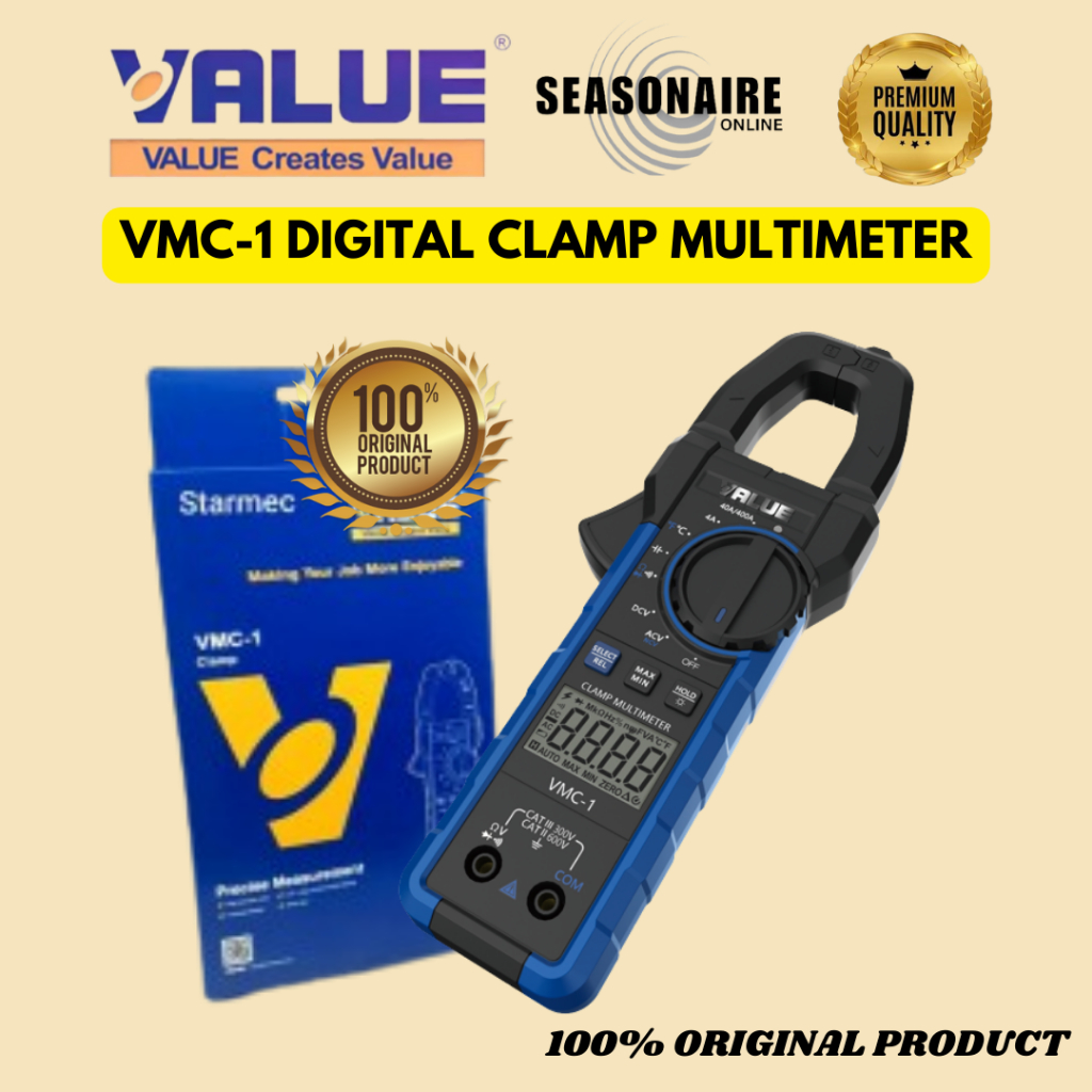 (NEW)VALUE DIGITAL MULTI CLAMP METER VMC-1 - 100% Original | Shopee Malaysia