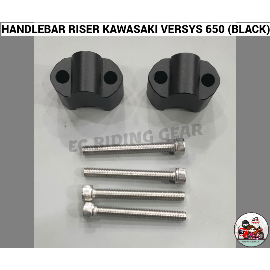 HANDLEBAR RISER KAWASAKI VERSYS 650 (BLACK) | Shopee Malaysia