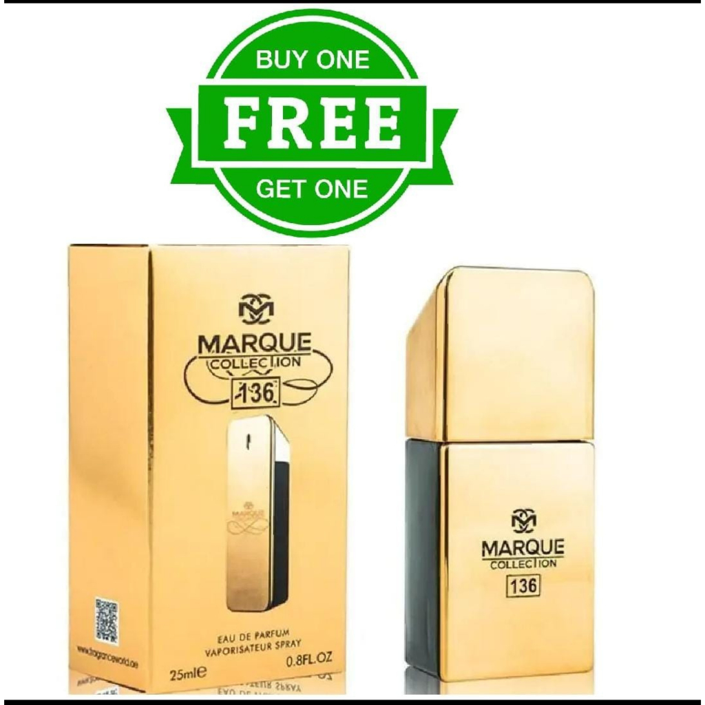 [Buy 1 Get 1 Free] Marque Collection 136 by Fragrance World EDP 25ml ...