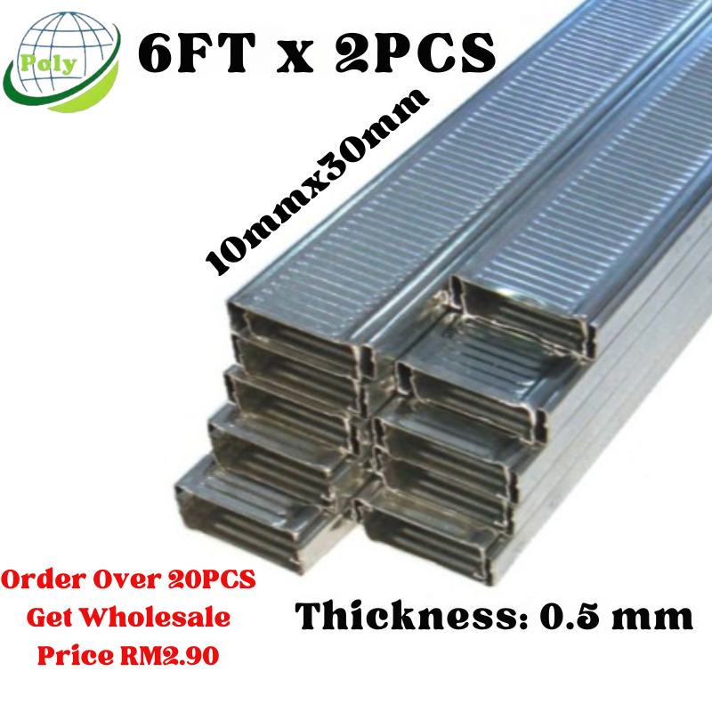 6’ (6Kaki) X 2 PCS Furring Channel / C Channel (Ceiling)/ Besi Siling ...
