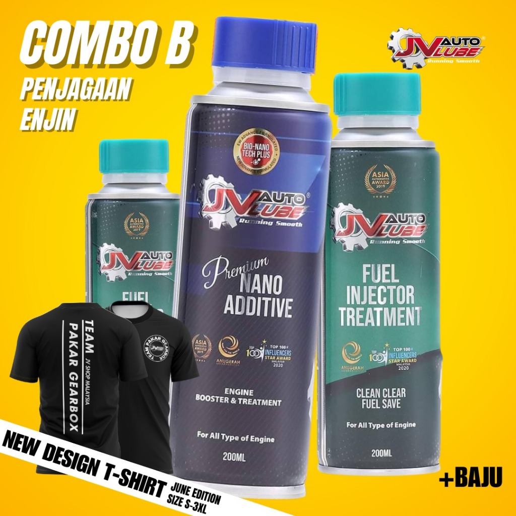 COMBO B JV AUTO LUBE PENJAGAAN ENGINE | Shopee Malaysia
