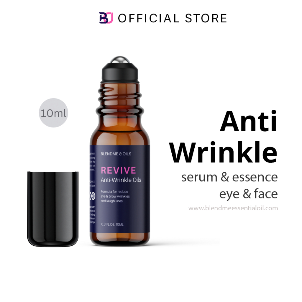 BlendME Revive Anti-Wrinkle Oil Serum 10ml (Facial Oil Roll-On ...