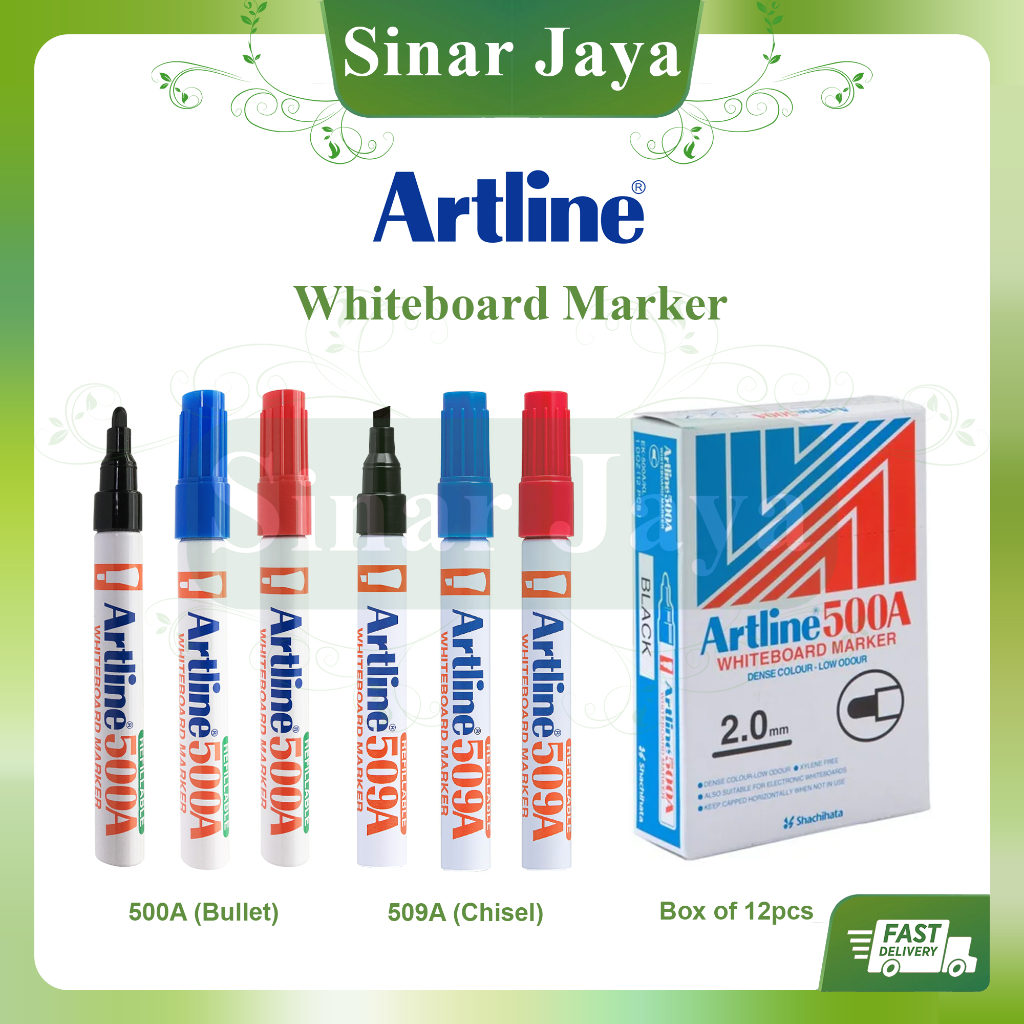 [SJ] Artline Pen Marker Papan Putih / Pen Marker Whiteboard ...