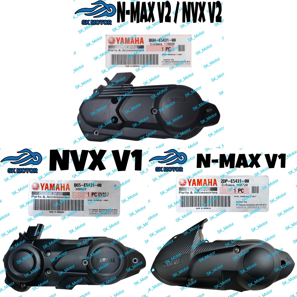 Yamaha NVX 155 N MAX NMAX V1 V2 V3 Original Crankcase Cover Kaver CVT ...