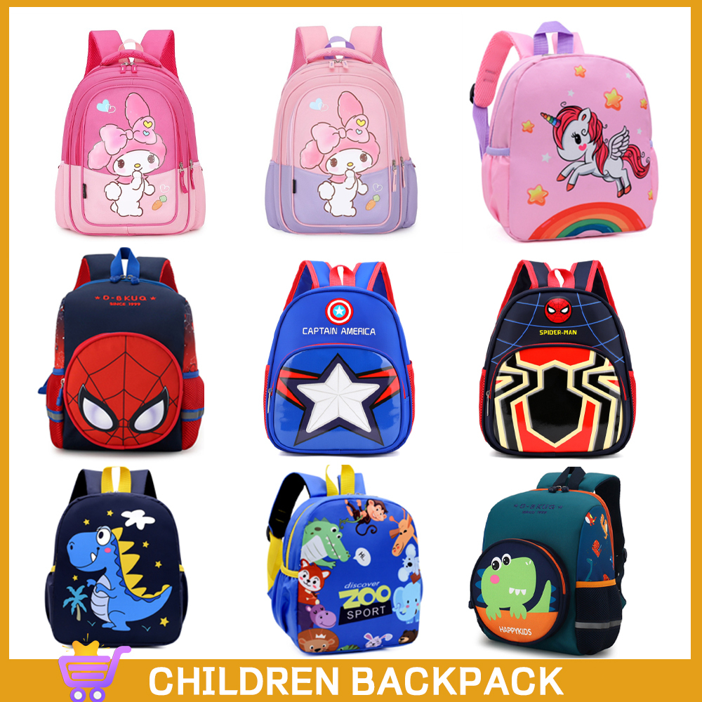 Kids Bag Backpack Nursery Pre School Cute Cartoons Animals Kindergarten ...