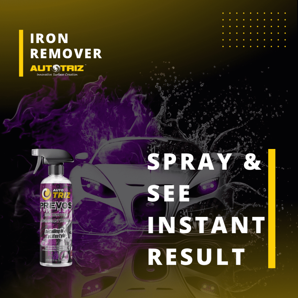 AUTOTRIZ Prevos Iron Remover Rim Cleaner (483ML) effortlessly removes ...
