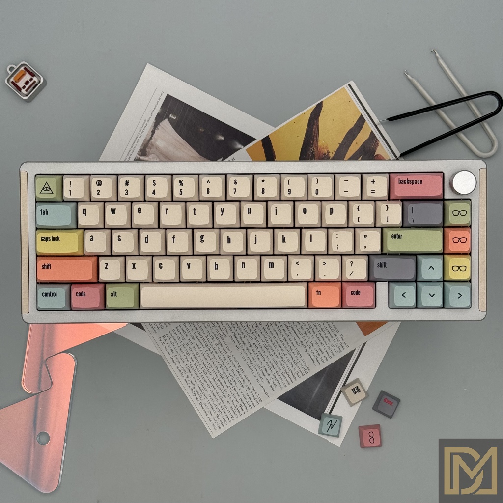 [LOCAL STOCK] Canvas Keycap PBT XDA Profile Dye Sub Keycaps 134pcs For ...