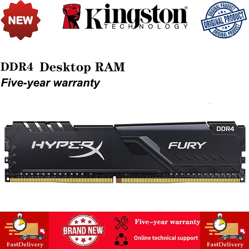 HyperX FURY PC RAM 4gb 8gb DDR4 2400/2666/3200Mhz Desktop RAM Memory ...