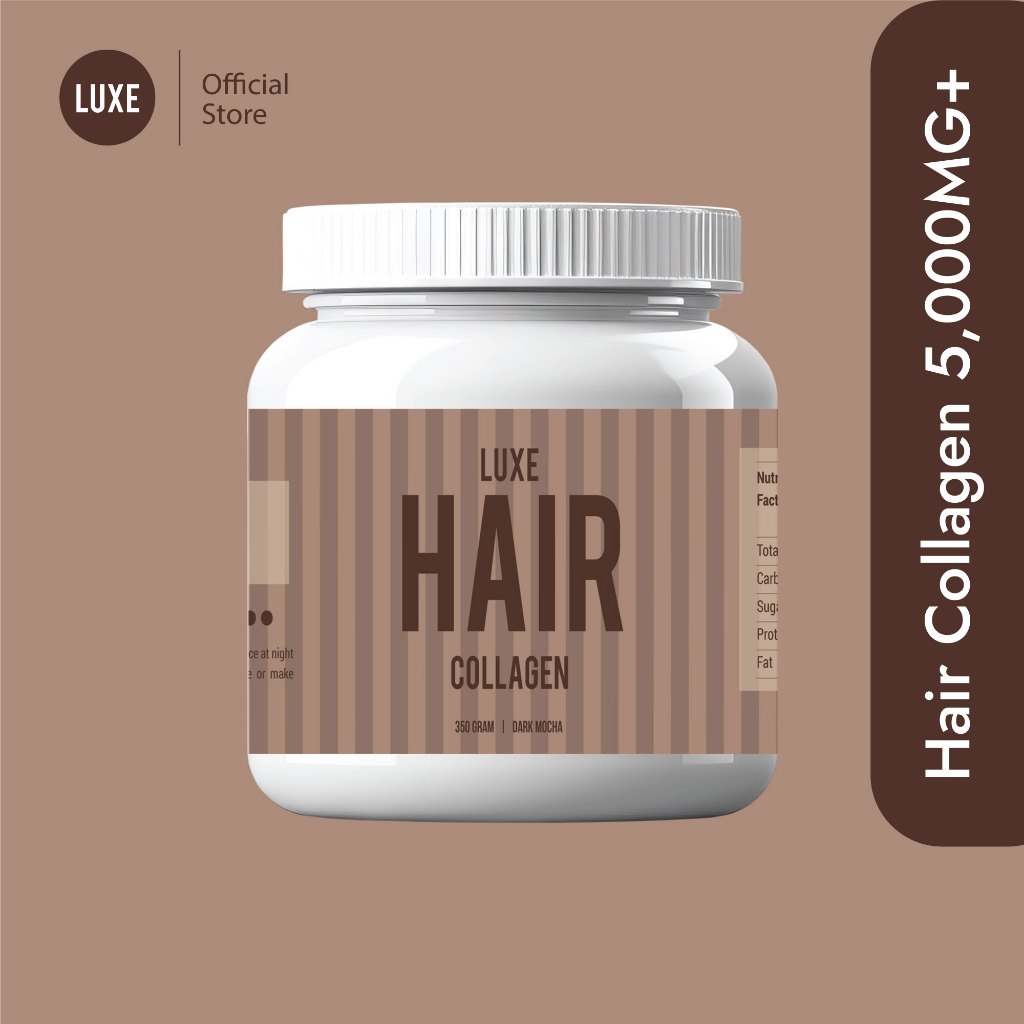 LUXE's Hair Collagen in Mocha (350g) 35 days/ 35's | Biotin ...