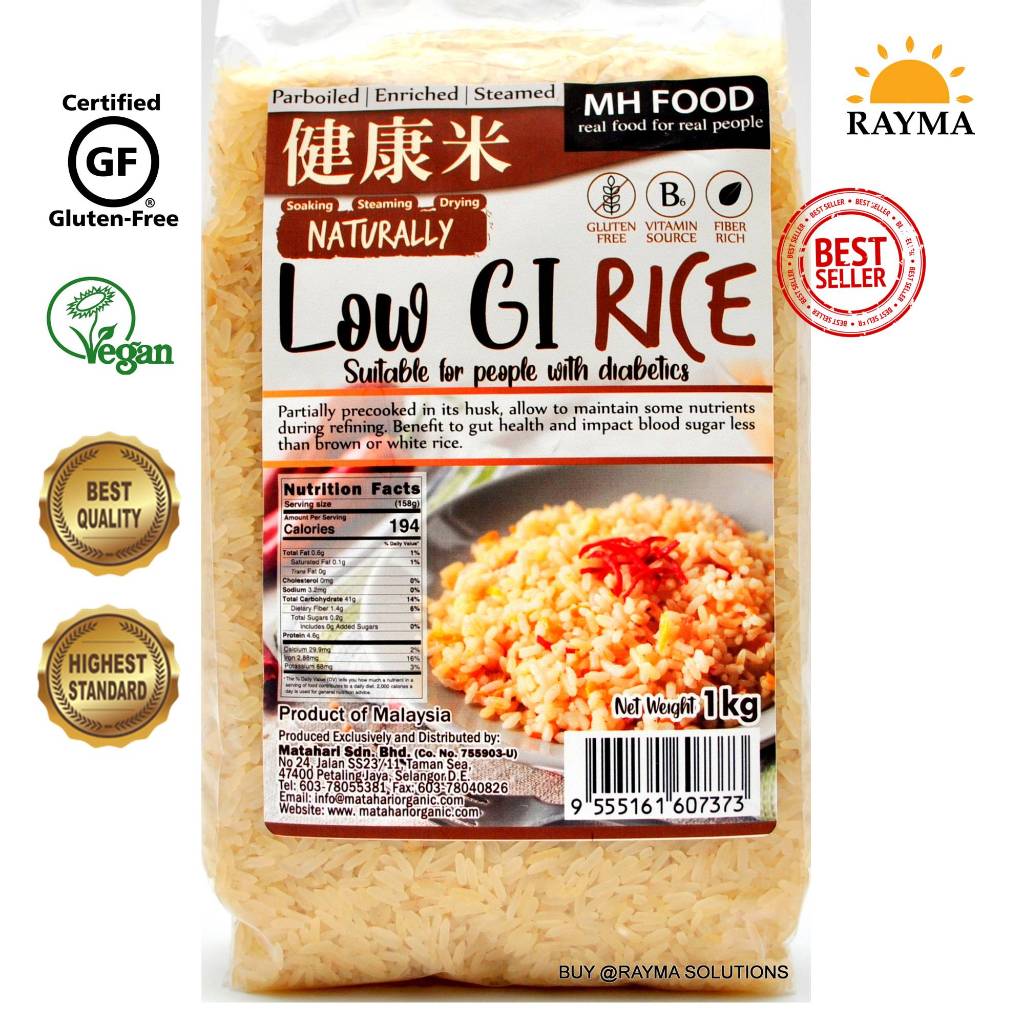 MH FOOD Low GI Rice 1kg | Shopee Malaysia