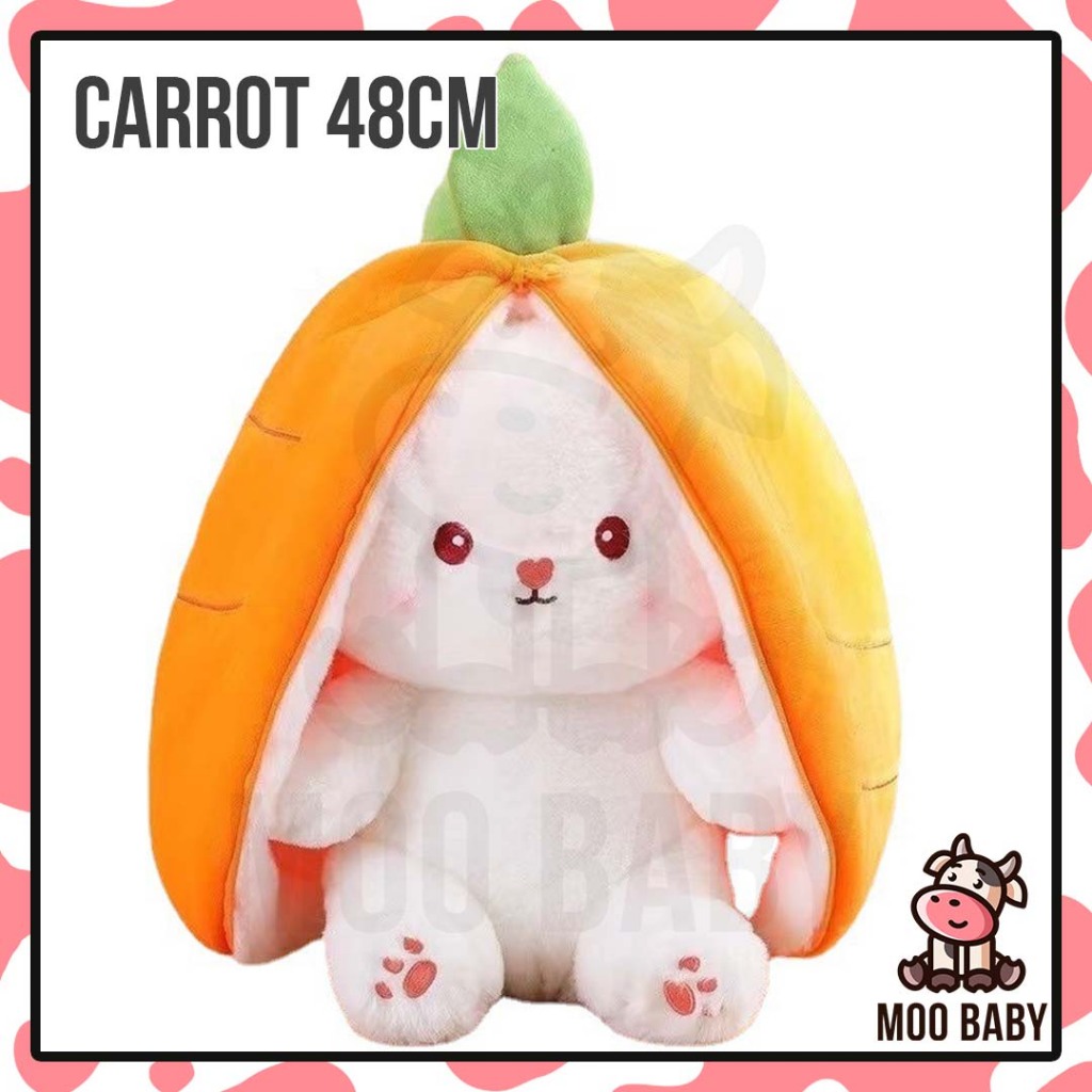 Moo Baby Boneka Anak Patung Comel 2in1 Rabbit Plush Toy Rabbit Plushie ...