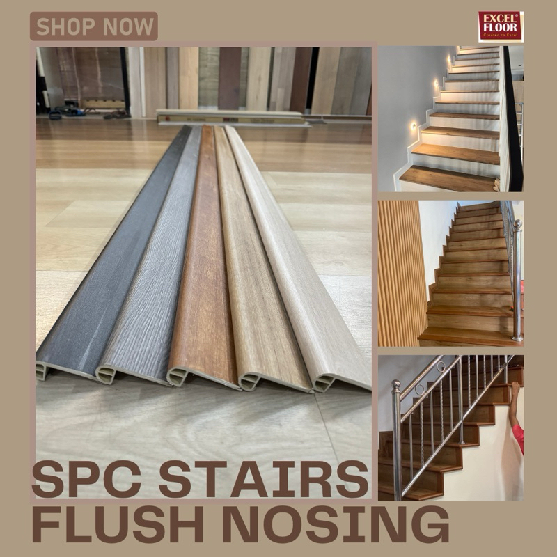 4MM SPC STAIRS FLUSH NOSING | Shopee Malaysia