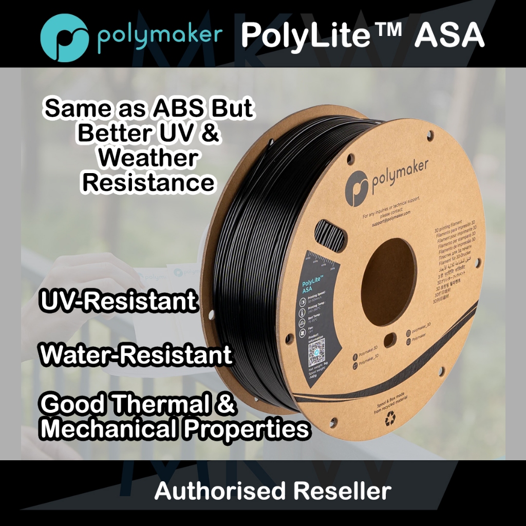Polymaker PolyLite ™ ASA | Weather Resistant | UV Filaments 1.75mm 1KG ...