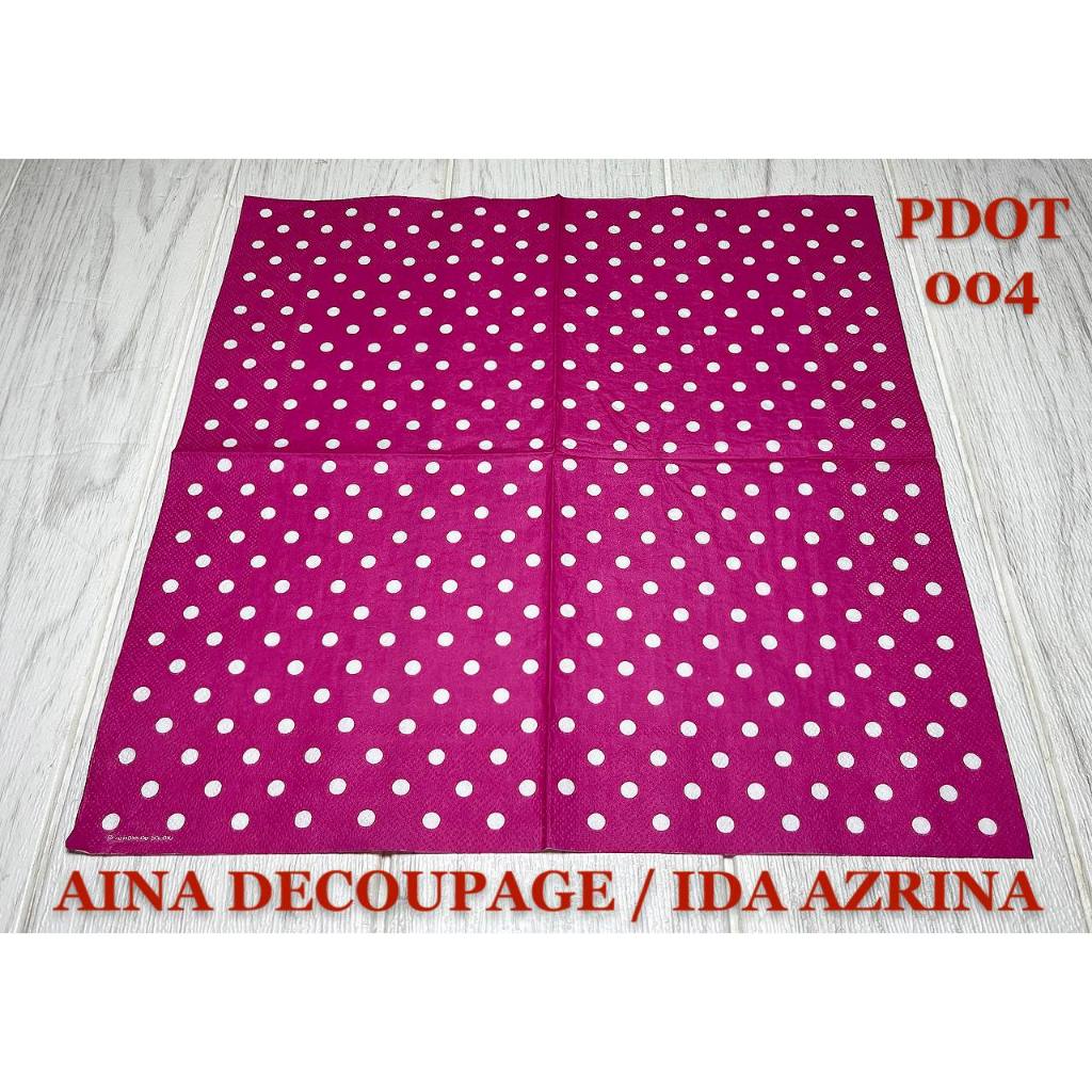 Decoupage TISSUE with POLKA DOT Design | Shopee Malaysia