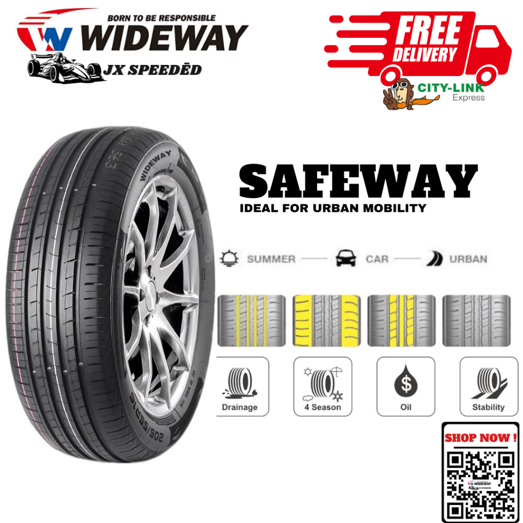 205 65R 15 WIDEWAY SAFEWAY Toyota Camry/inova/ Nissan Cefiro/ 15 inch ...