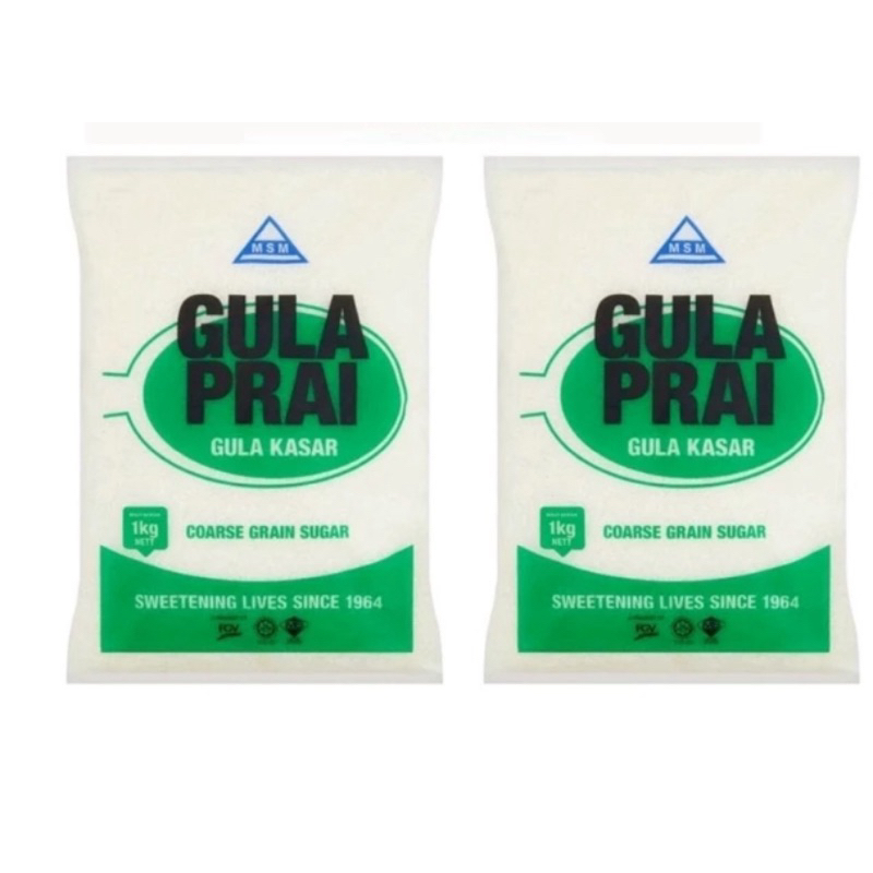 Ready stock gula prai gula kasar 1kg x 2 | Shopee Malaysia