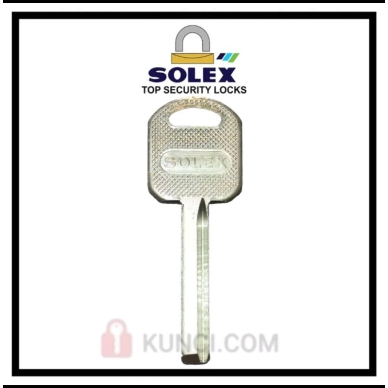 ORIGINAL SOLEX KEY BLANK UNCUT KEY BLANK | Shopee Malaysia