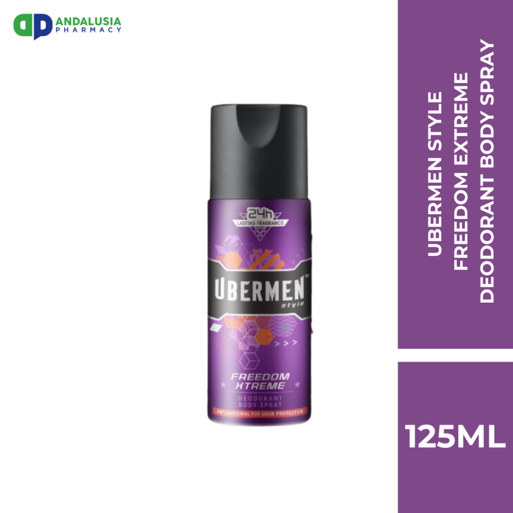 UBERMEN STYLE FREEDOM XTREME DEODORANT BODY SPRAY 125ML | Shopee Malaysia