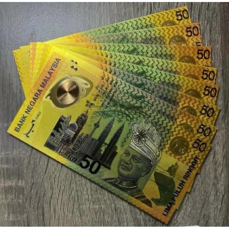 Malaysia Note Sukom 50 Commemorative Gold Foil Note金箔钞 | Shopee Malaysia