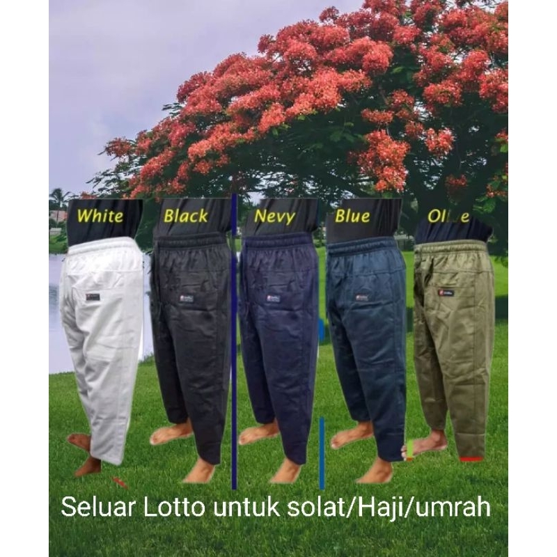 Seluar solat lotto pakai Seddap Kain cotton lembut kemas cantik jahitan ...