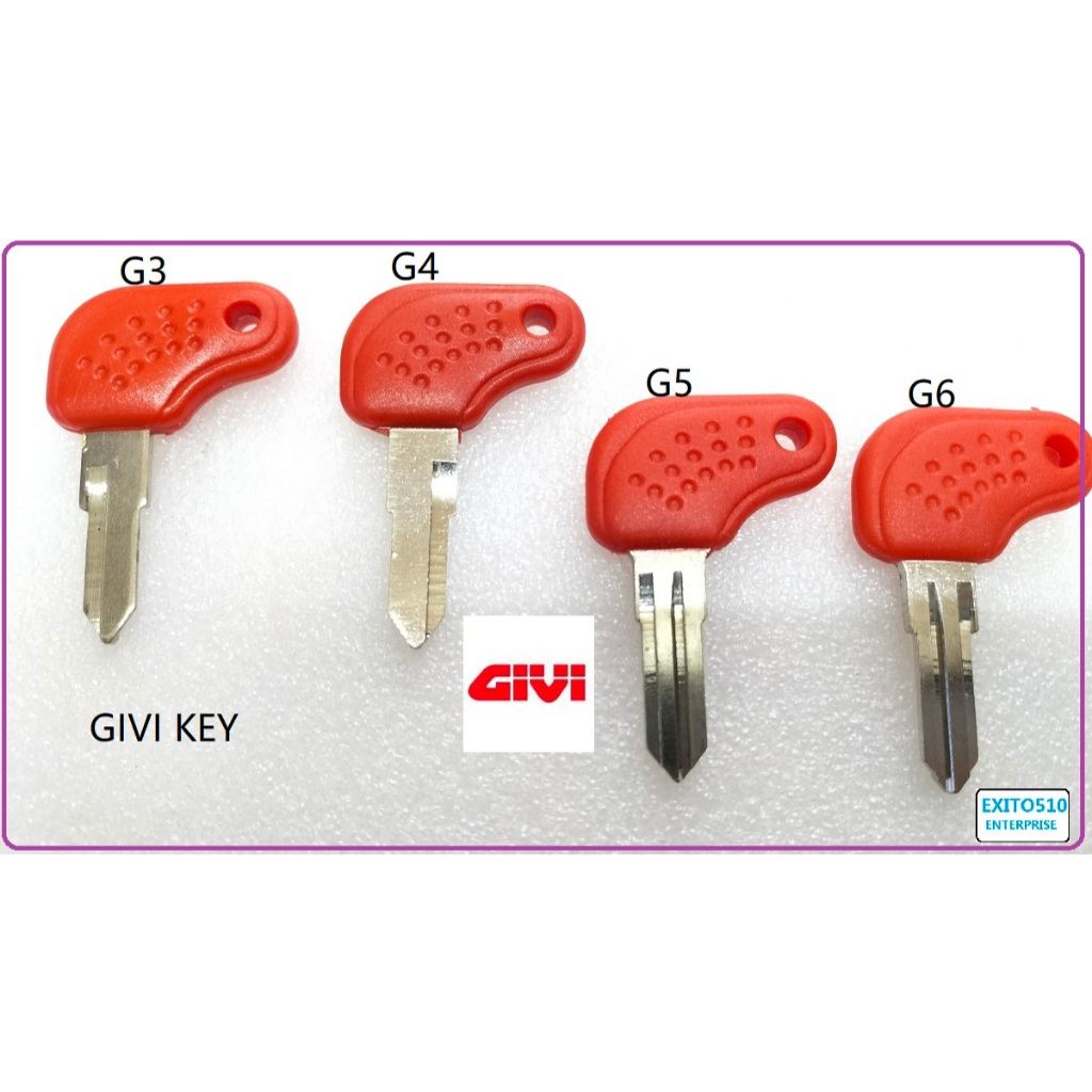 Kunci GIVI Key Blank/GIVI BOX KEY BLANK | Shopee Malaysia