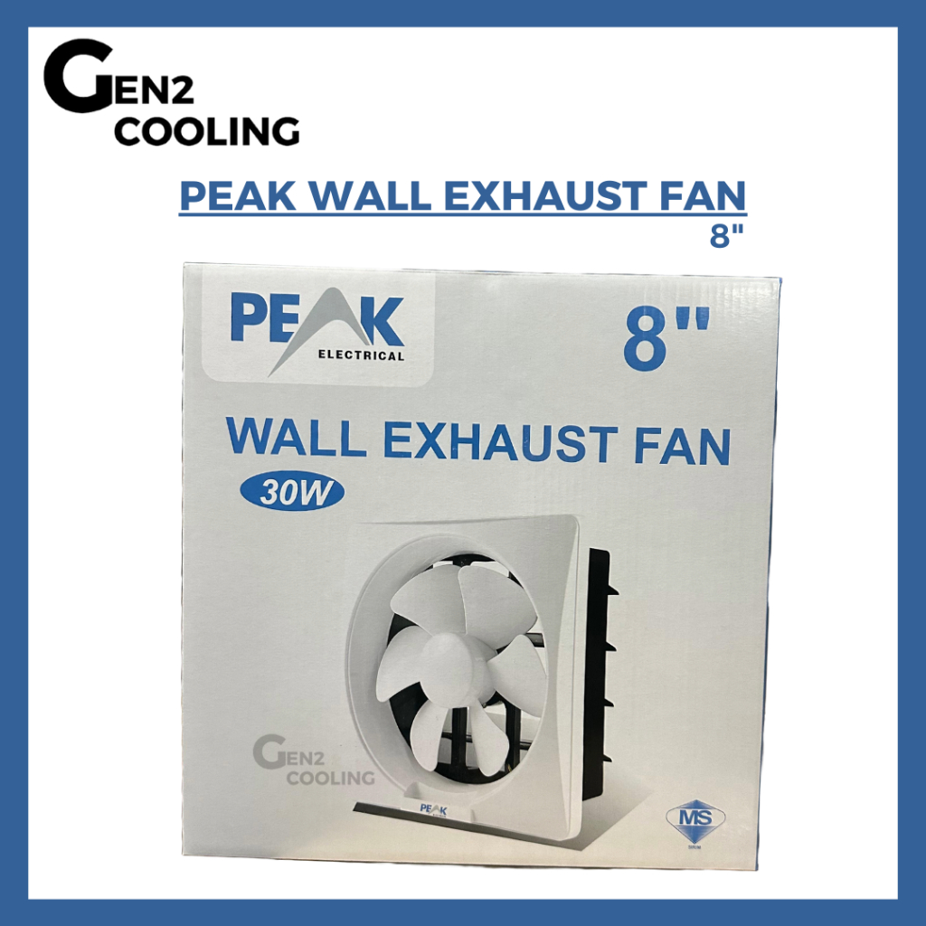 PEAK WALL EXHAUST FAN VENTILATING FAN - 8"/10"/12" | Shopee Malaysia