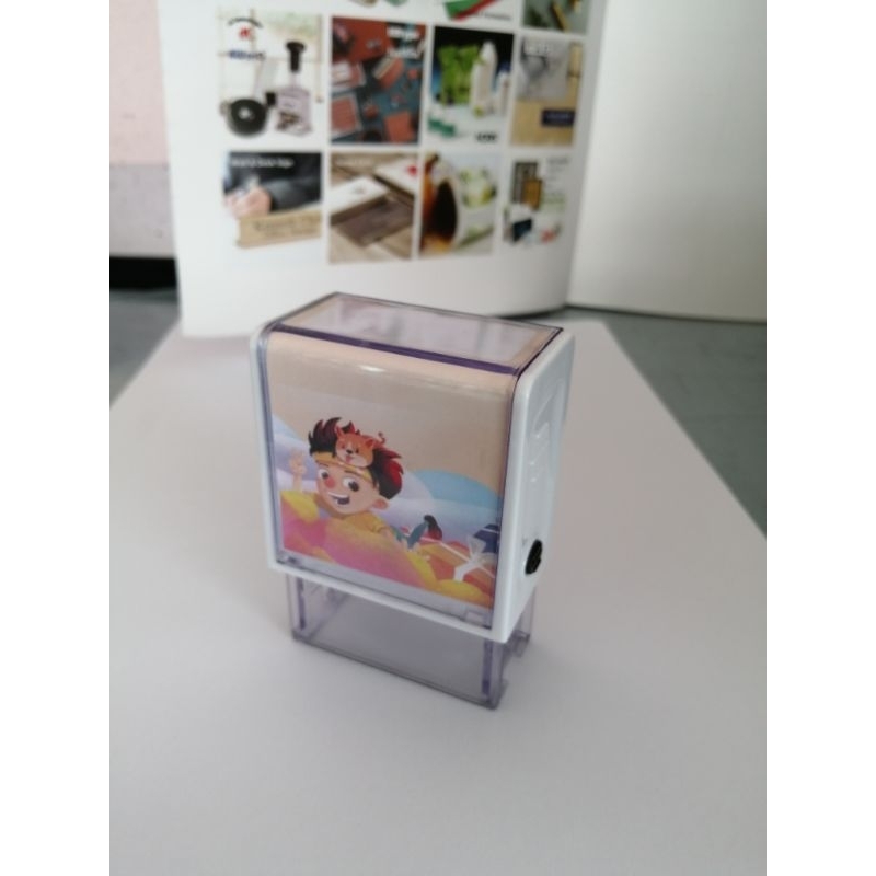 Hot🔥New Product(Cop Ekonomi) Self inking Stamp (with ink) P20 size 14mm ...