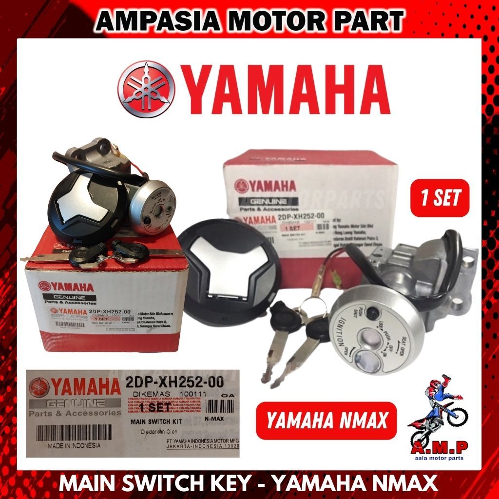 MAIN SWITCH ORIGINAL Yamaha NMAX N MAX N-MAX Main Switch Complete Set ...