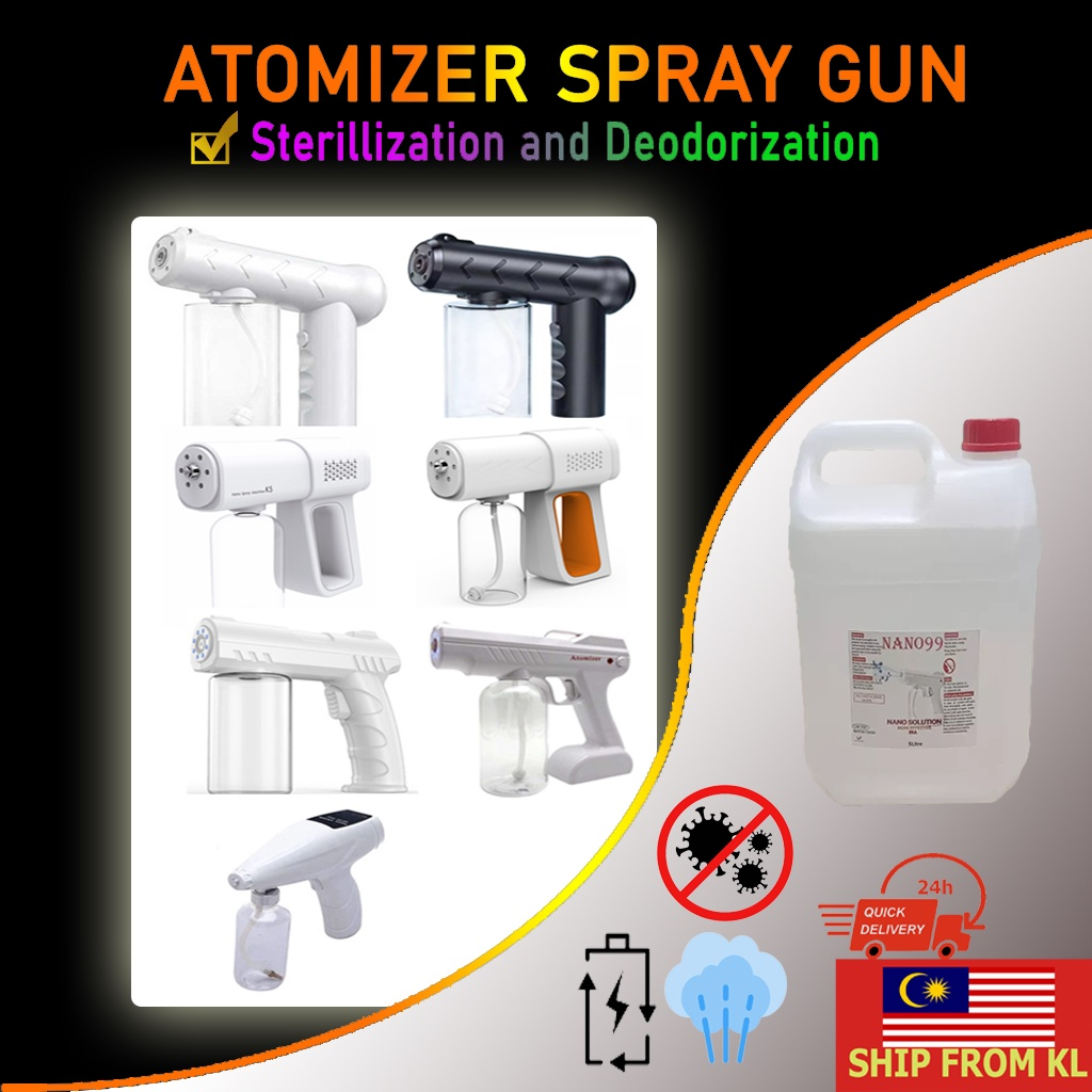 READY STOCK Portable Rechargable Sterilization Disinfection Nano ...