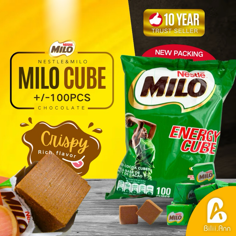 【10year Trust Seller】Nestle Milo Energy Cube coklat chocolate candy ...