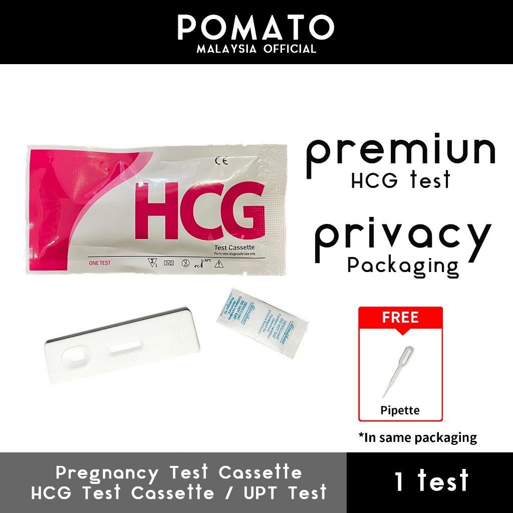 HCG Pregnancy Test Kit Cassette Pink High Accuracy Sensitivity Pen ...