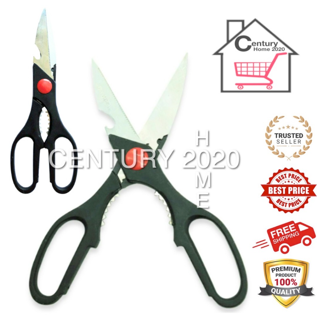 Kitchen Scissors Multi Function Stainless Steel Shears Magnetic ...