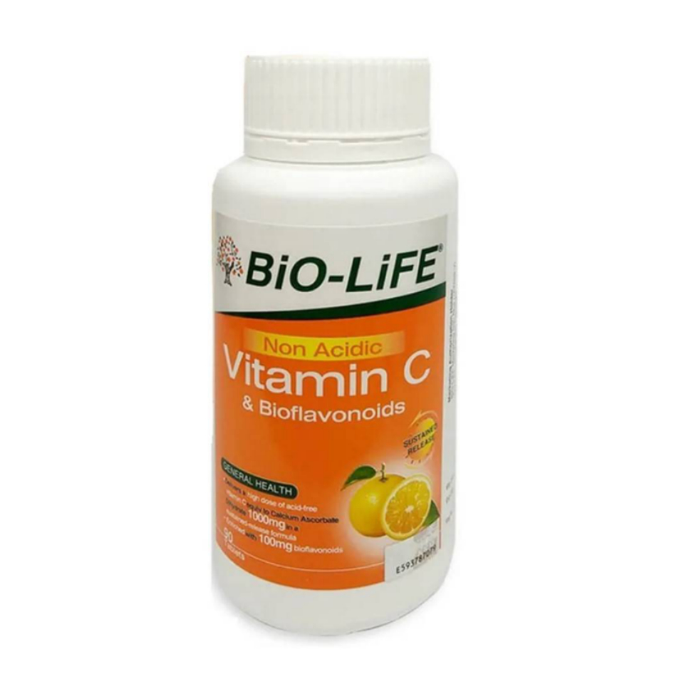 Biolife Vitamin C & Bioflavonoids 1000mg 90s (Exp 10/2024) | Shopee ...